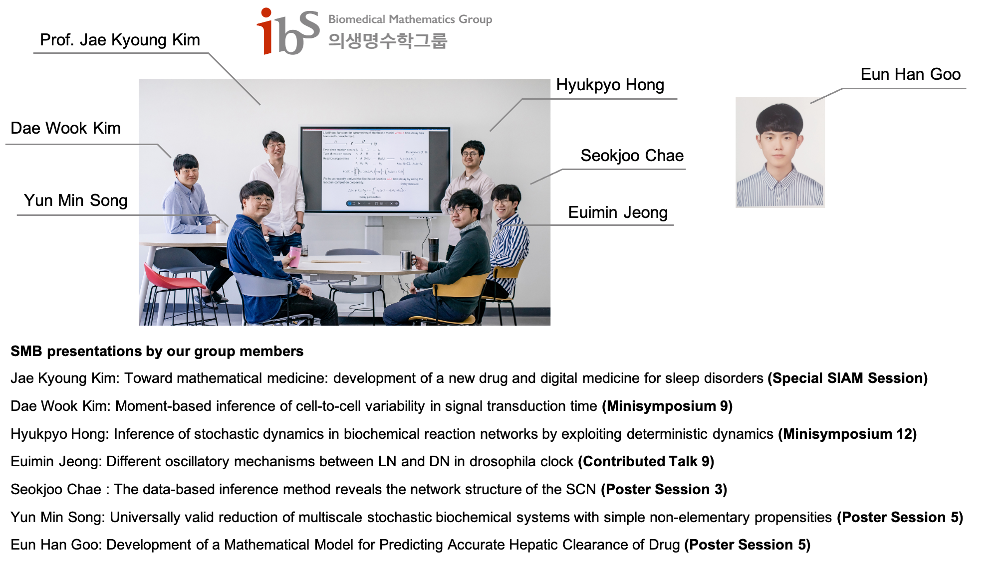 Our Group Members participated in the 2021 SMB Virtual Meeting and were ...