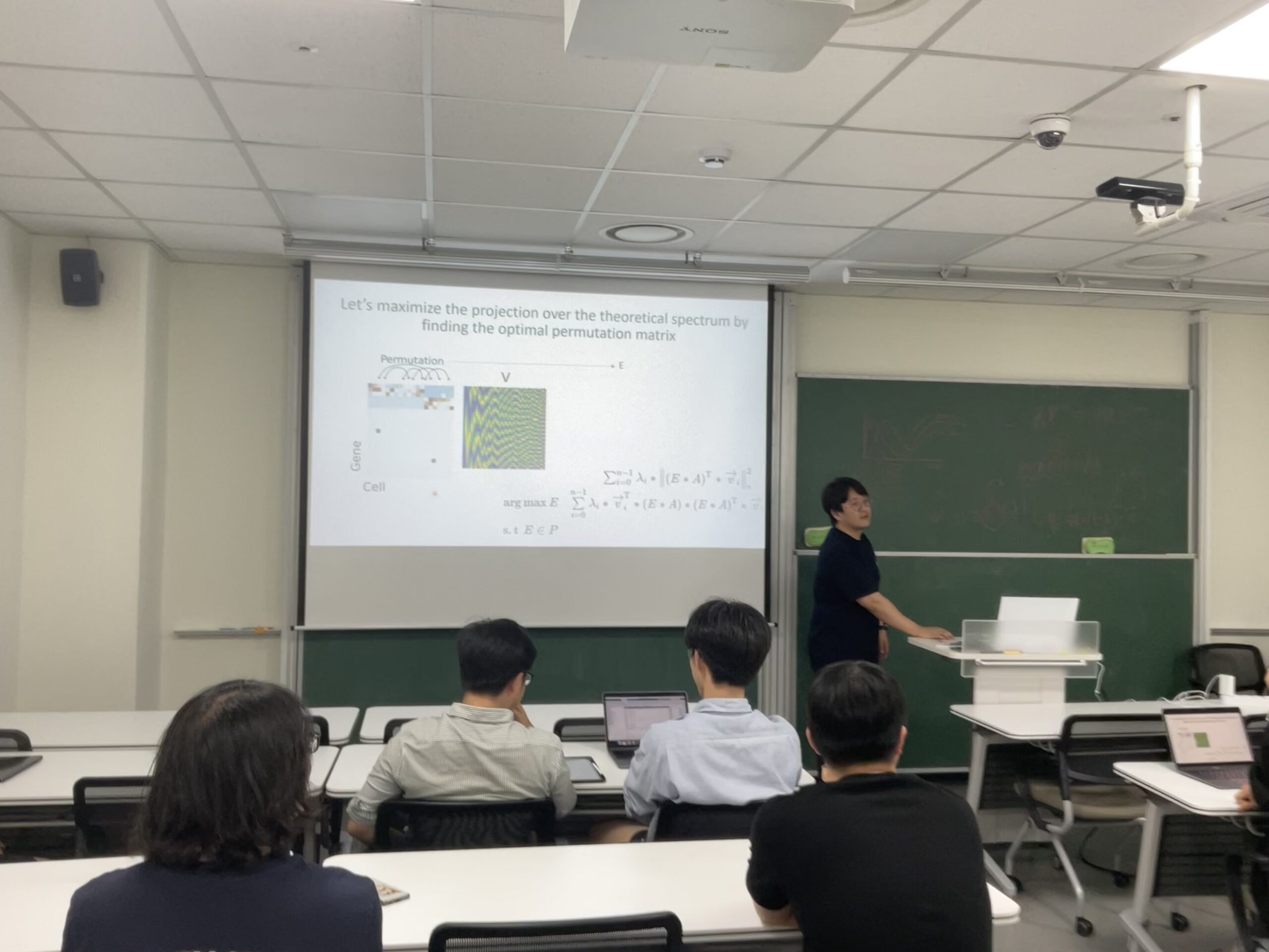 Hyun Kim gave a talk on "scPrisma infers, filters and enhances ...