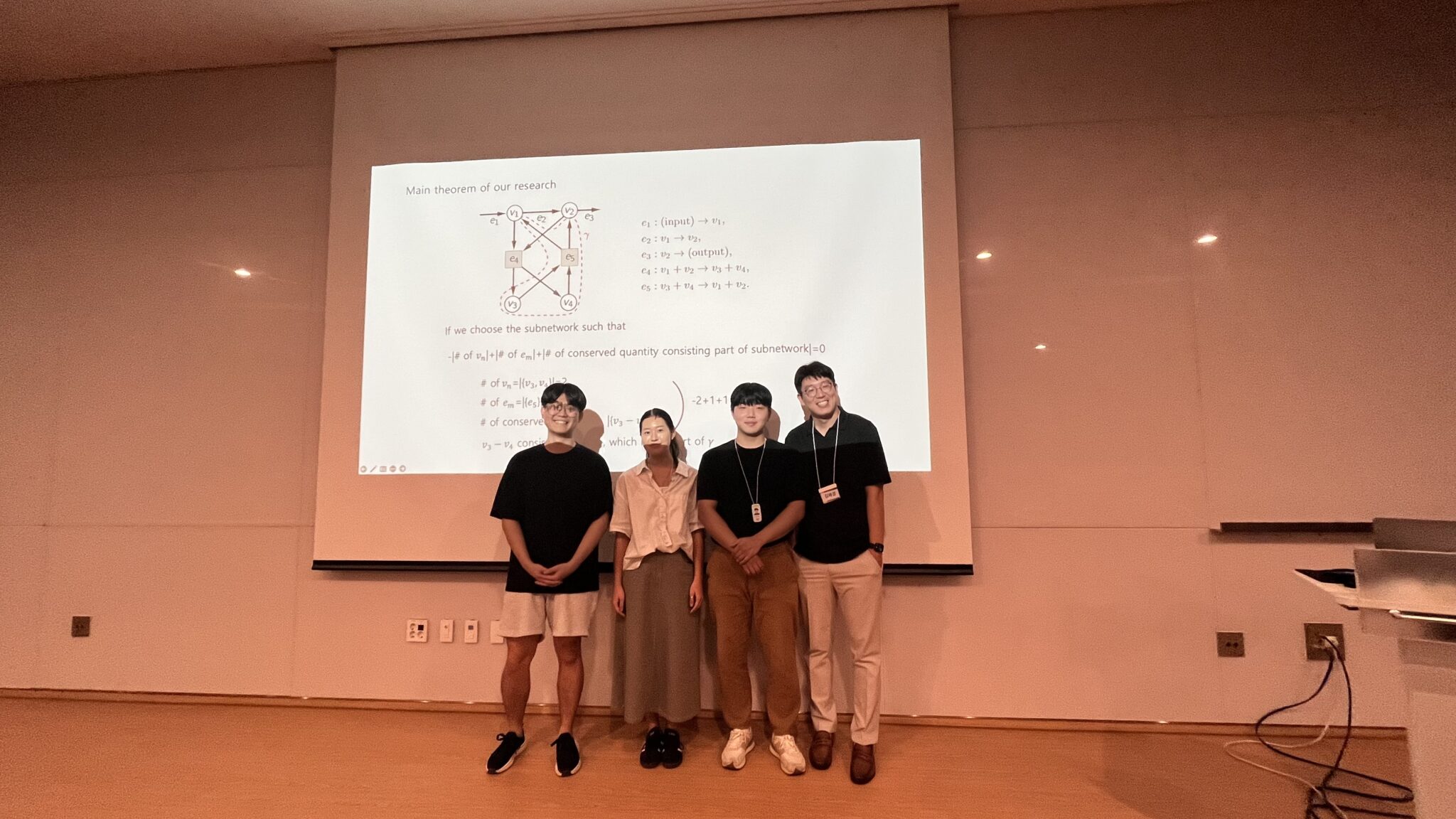 Undergraduate students from the Department of Mathematics, Pusan ...