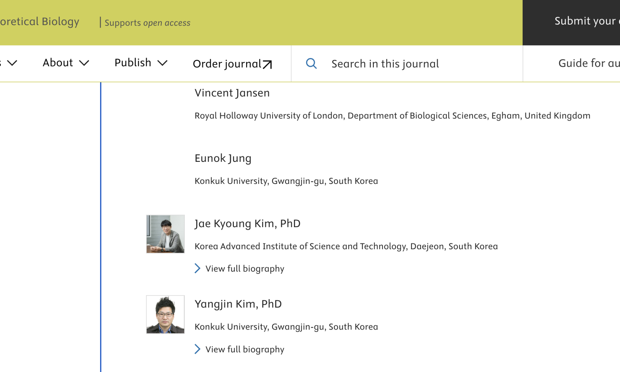 CI Jae Kyoung Kim was recently appointed to the editorial board of ...