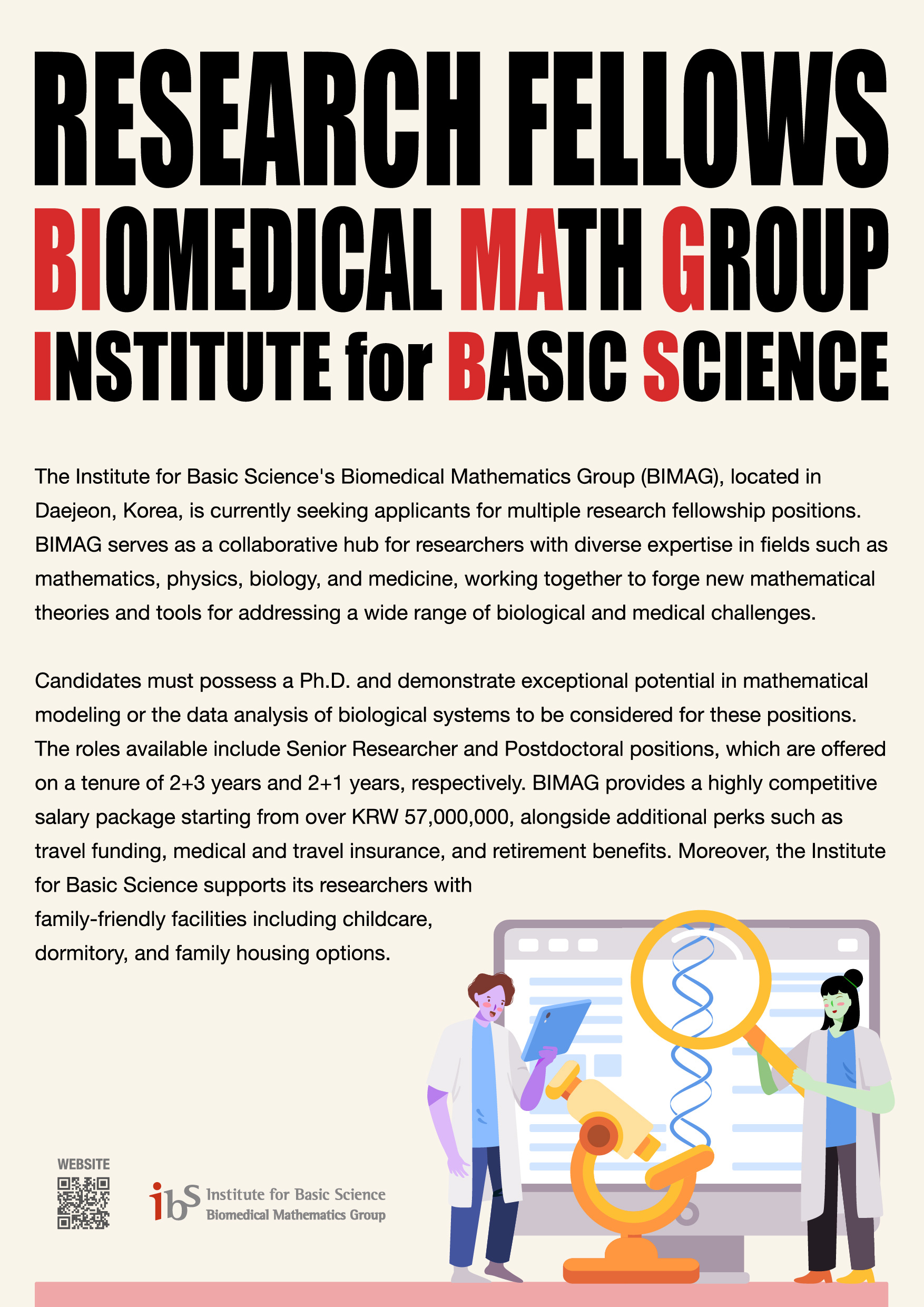IBS Biomedical Mathematics Group - Biomedical Mathematics Group