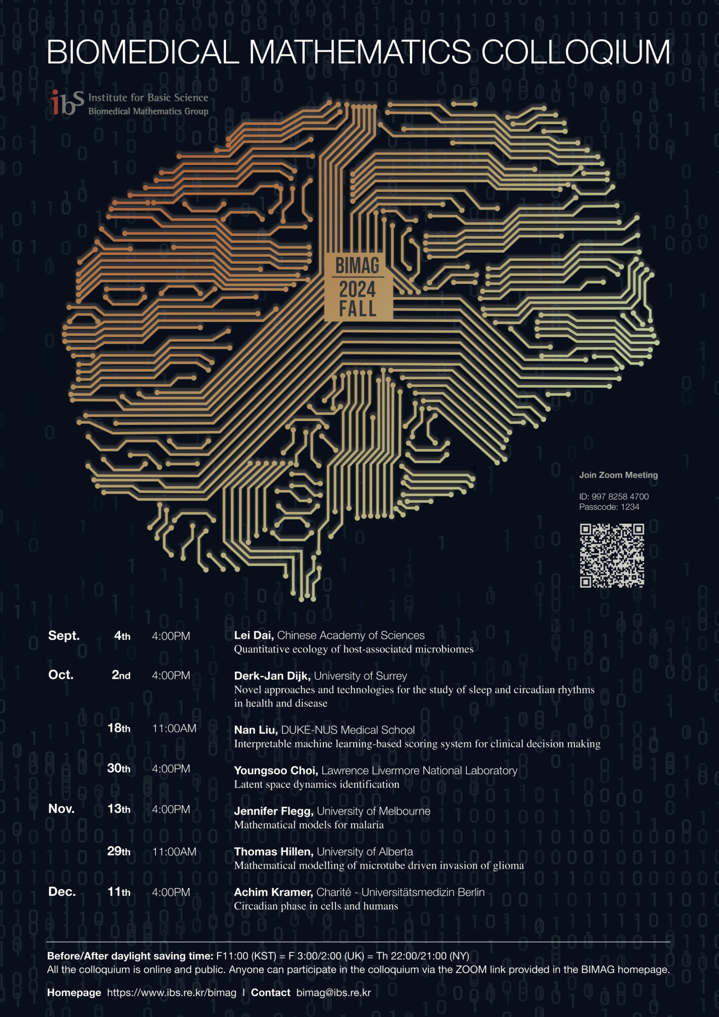 IBS Biomedical Mathematics Group - Biomedical Mathematics Group