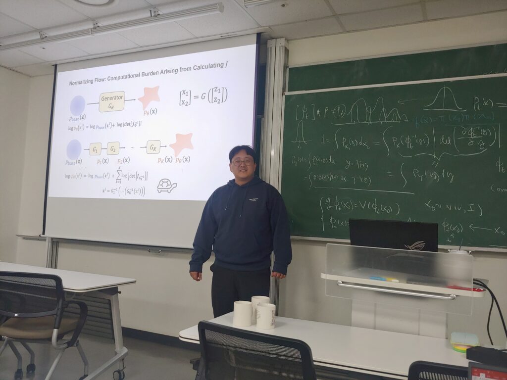Hyun Kim gave a talk on "cellFlow: a generative flow-based model for ...