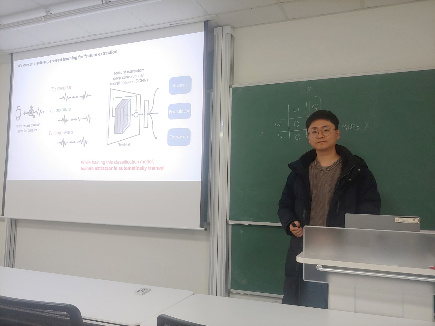 Yun Min Song gave a talk on "Self-supervised learning of accelerometer ...