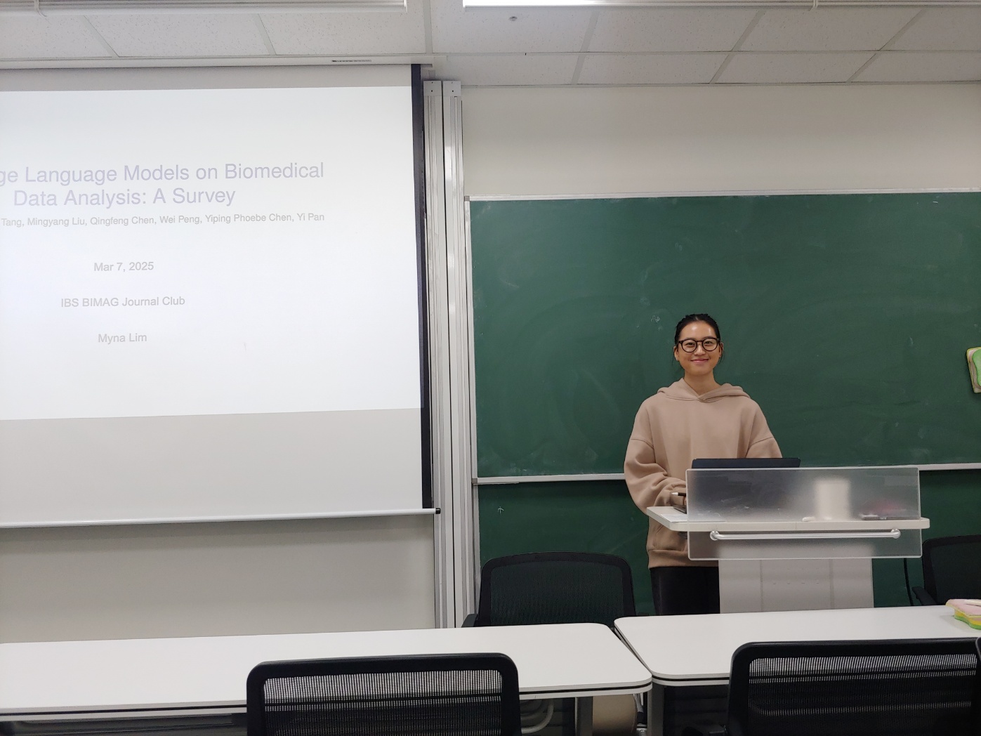 Myna Gave A Talk On The Large Language Models On Biomedical Data Analysis Biomedical