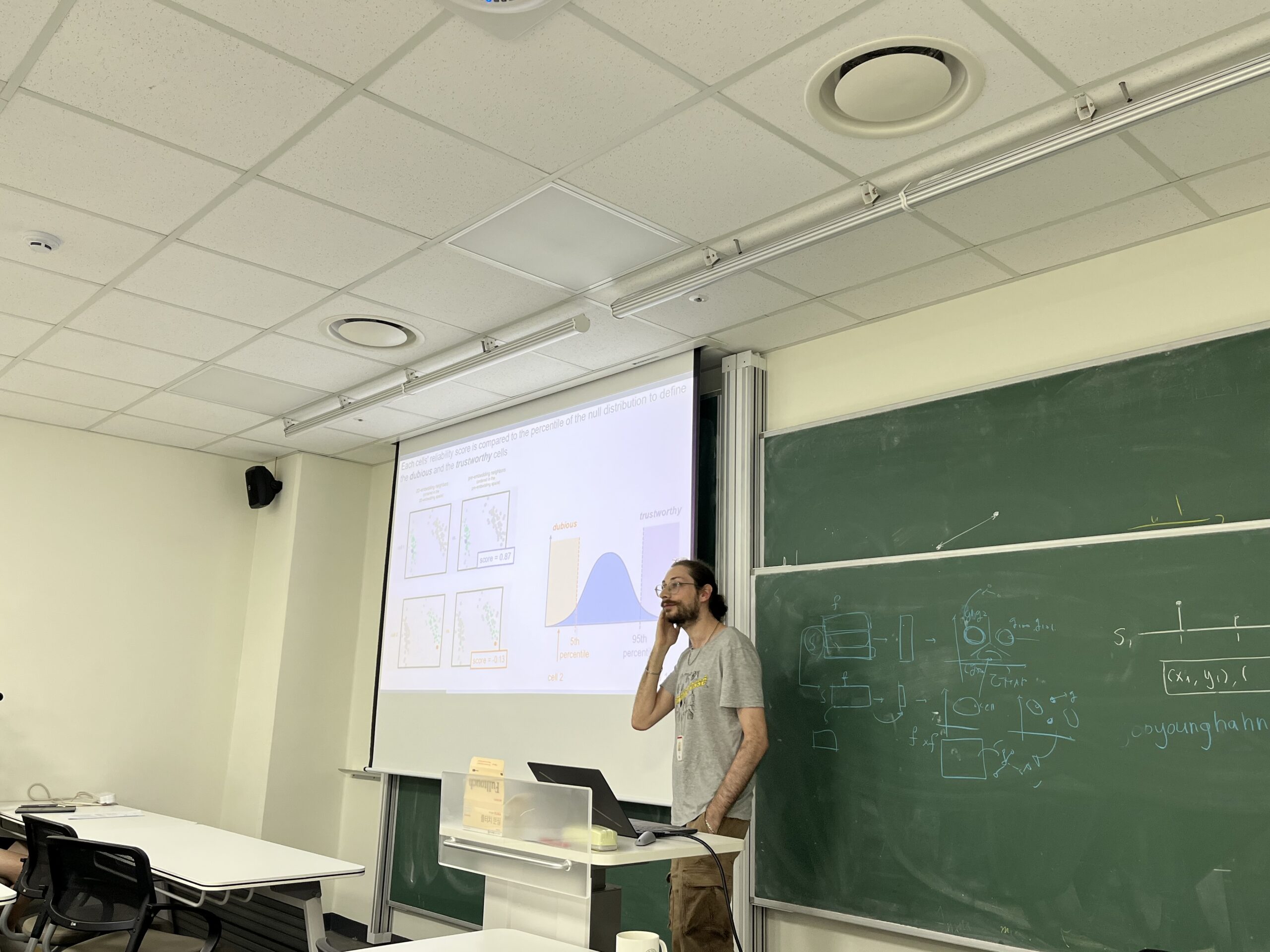 Kevin Spinicci gave a talk on "Statistical method scDEED for detecting ...