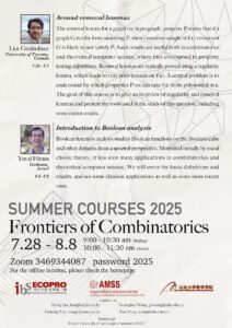 Summer 2025 - Extremal Combinatorics and Probability Group